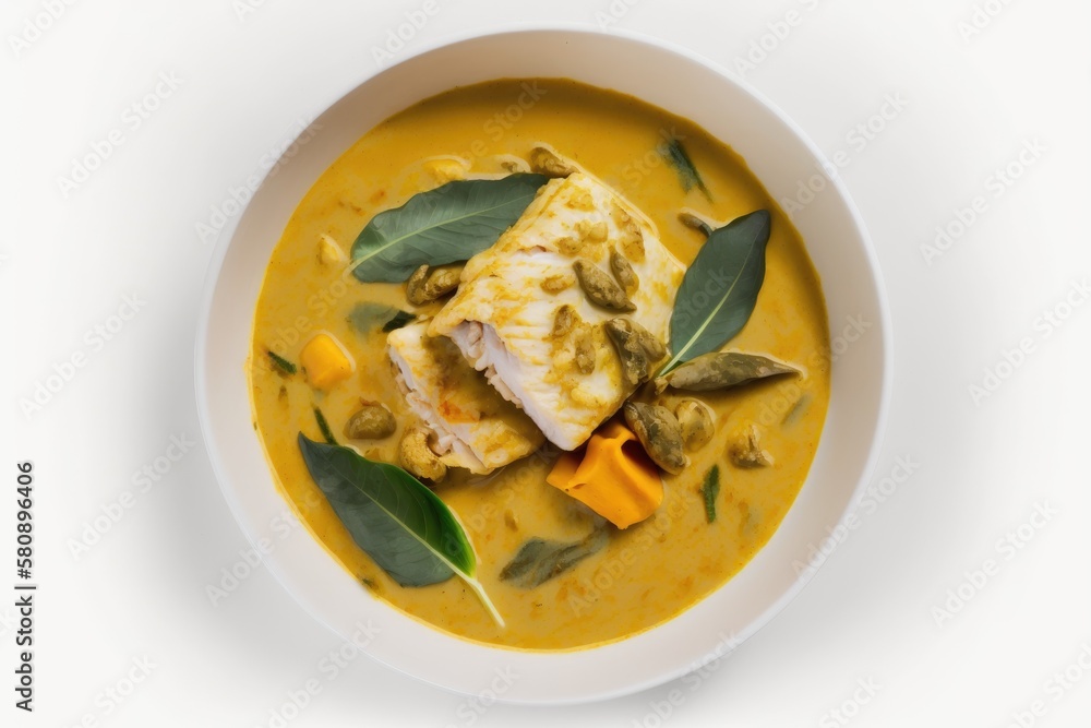 typical Sri Lankan fish curry, seen from above Sri Lankan king fish ...