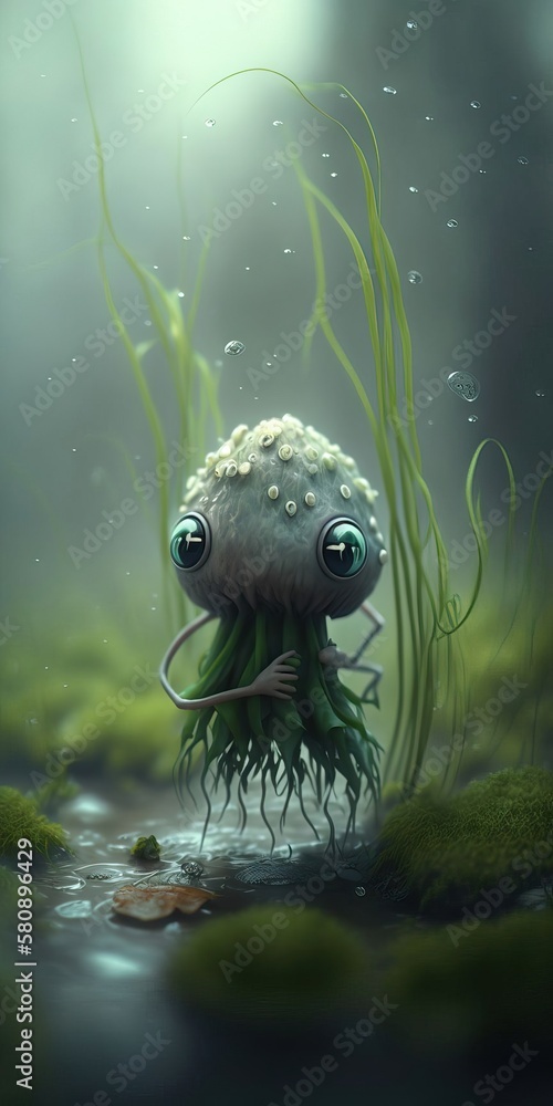 4K resolution or higher, Invasion of hundreds tiny pygmy alien cthulhu ...