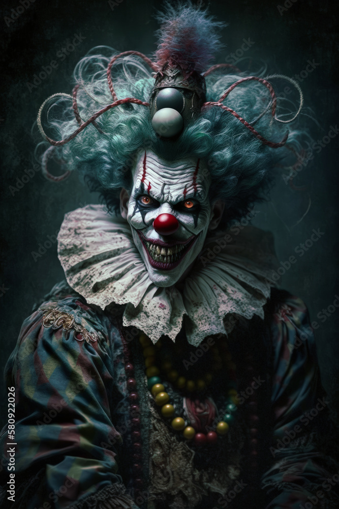 Horror Clown The Terror of the Horror Clown, A Nightmarish Performance ...