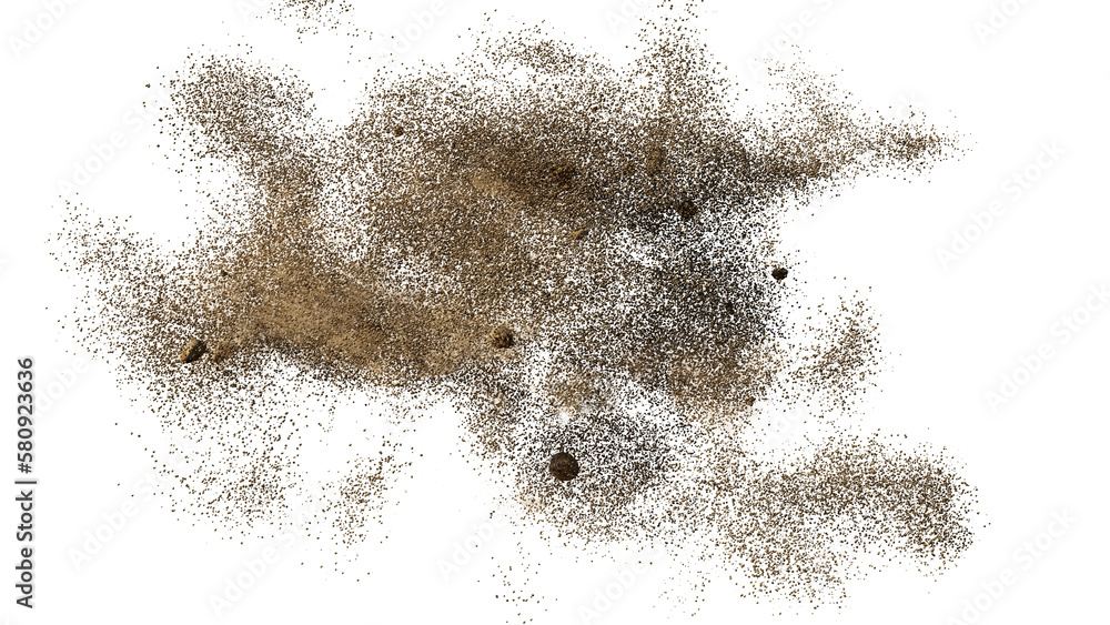 flying debris and dust, isolated on transparent background Stock Illustration | Adobe Stock