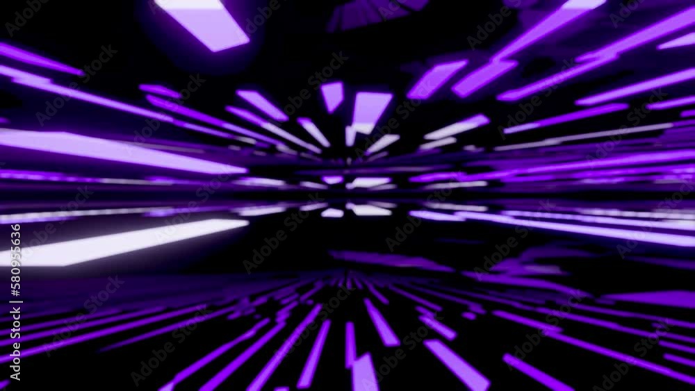 Abstract Light Streaks Effect Animation Seamless Loop Light Streaks