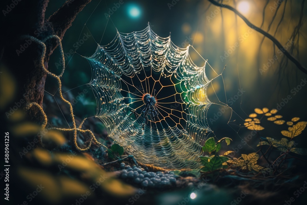 Epic Composition: An Ultra-Wide Angle View of a Spider Web with Insane ...