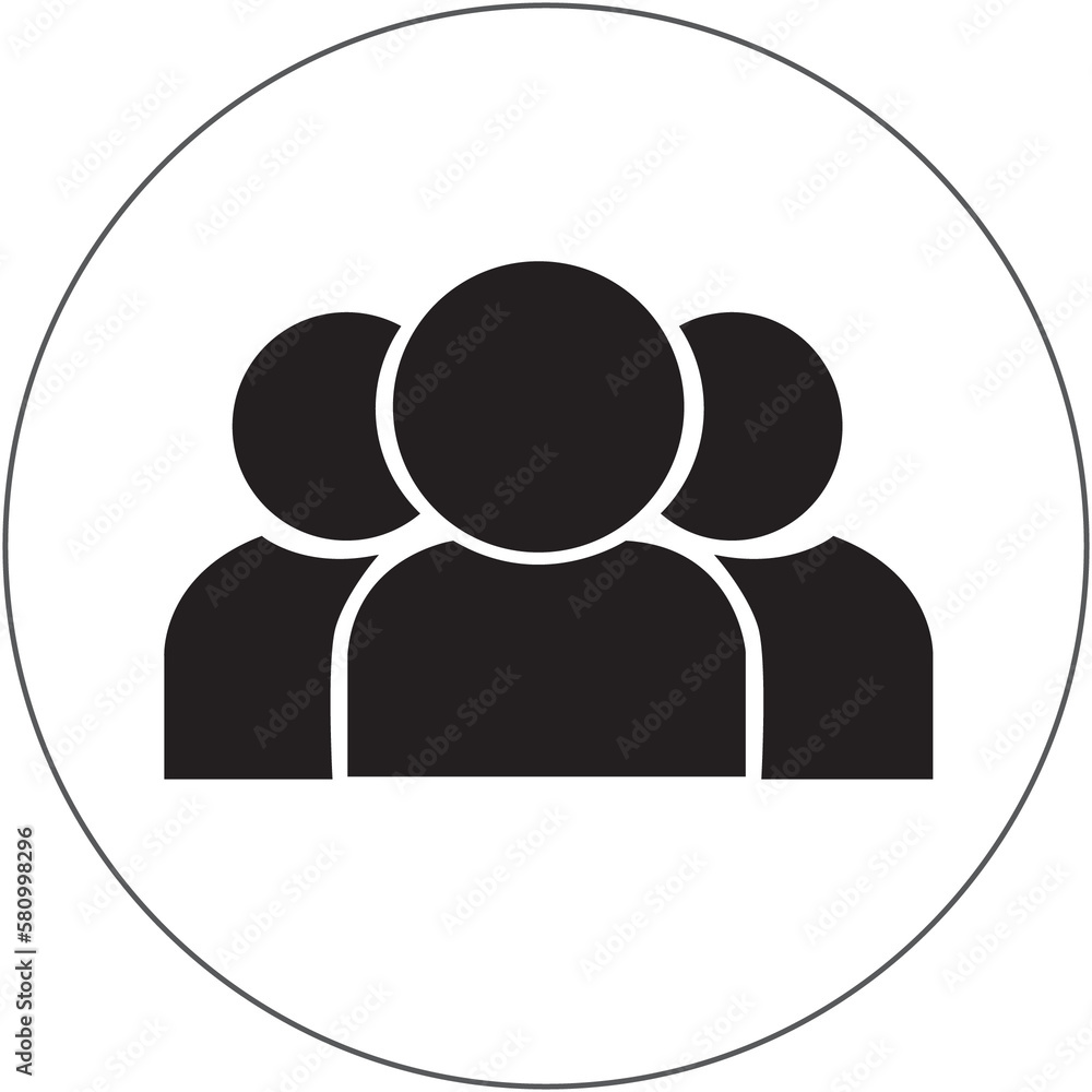 Black vectorized people icon, ideal for instagram highlights stories ...