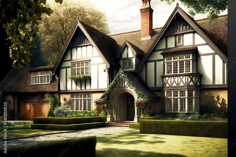 traditional houses in suburbs of london english style house exterior ...
