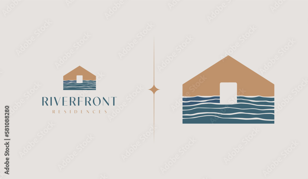 River House Logo. Universal creative premium symbol. Vector sign icon ...