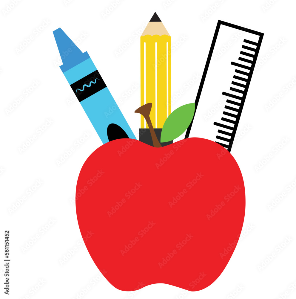 Crayon Split Monogram Svg, crayon svg, teacher svg, school svg, apple ...