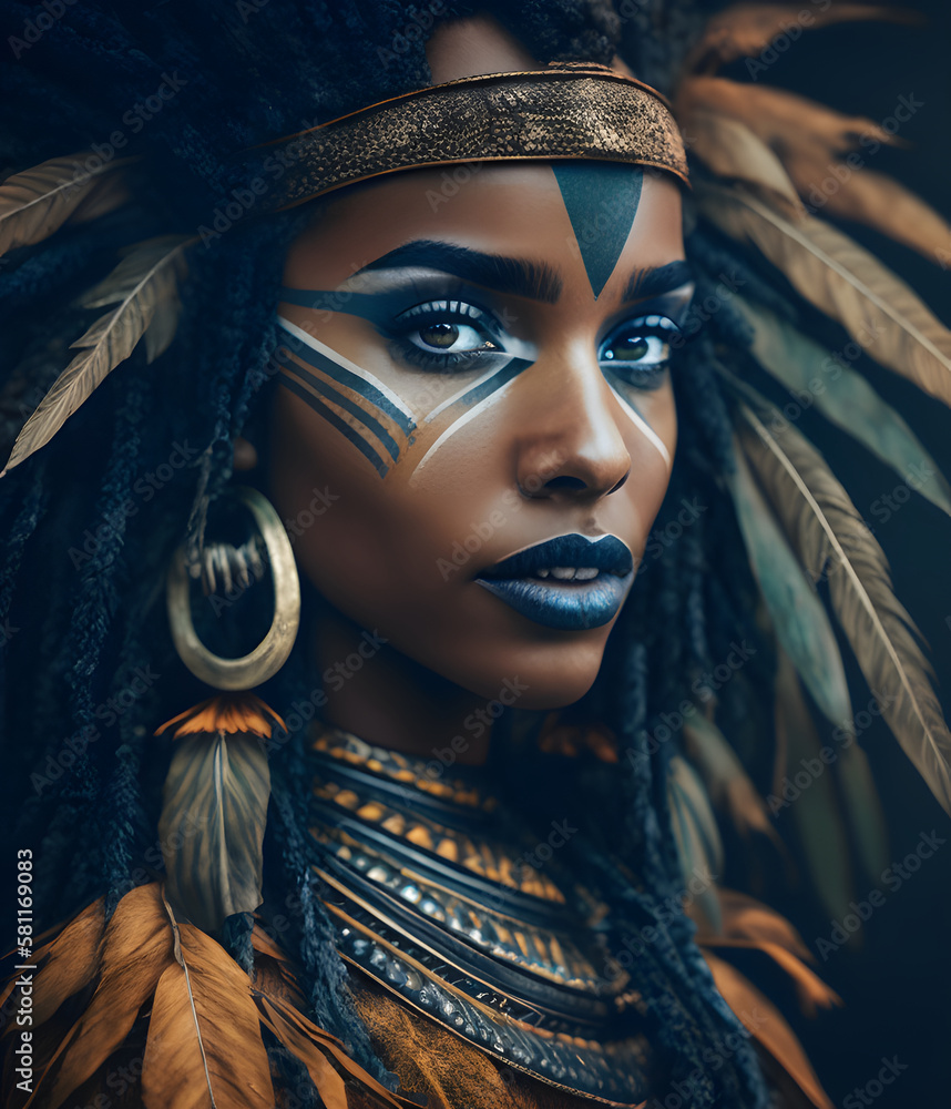 Beautiful Woman of the Amazon, Power and Beauty of the Indigenous ...