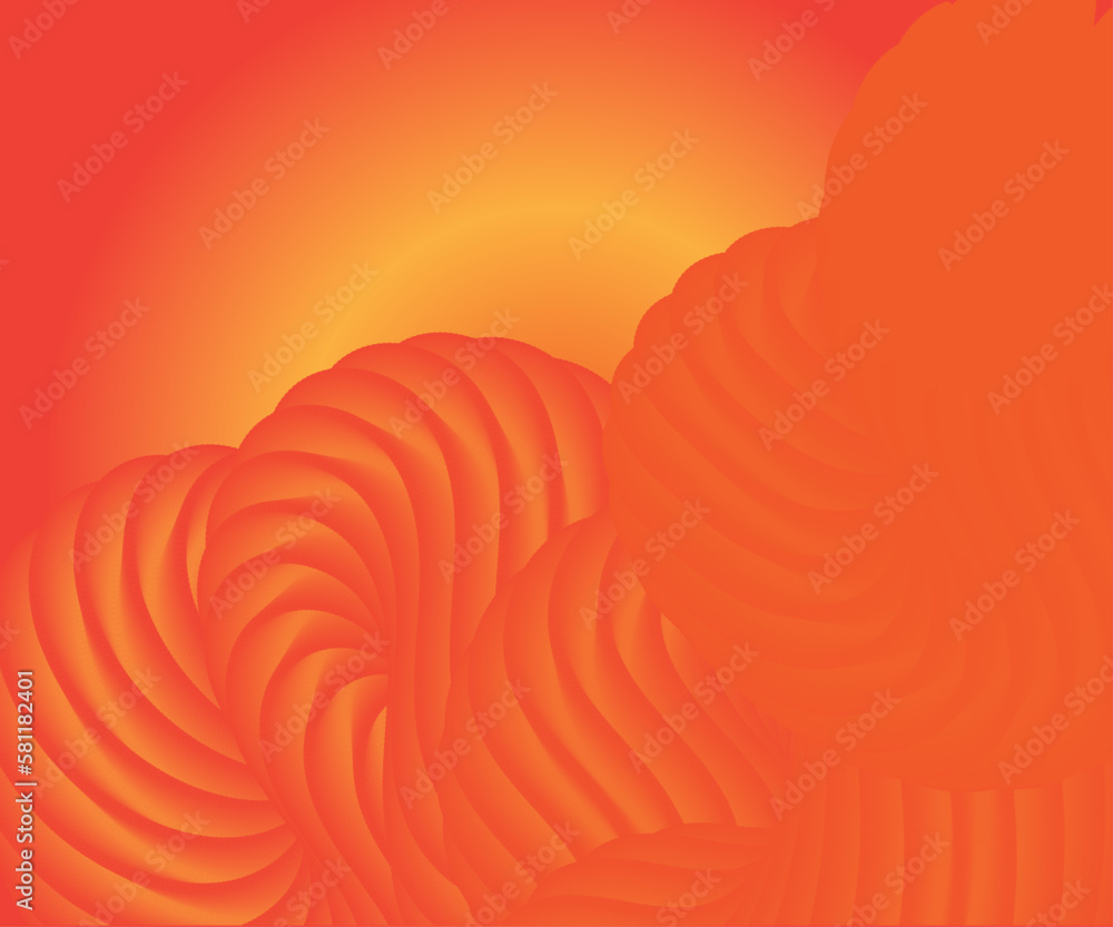 abstract red background, abstract orange color background, red wave ...