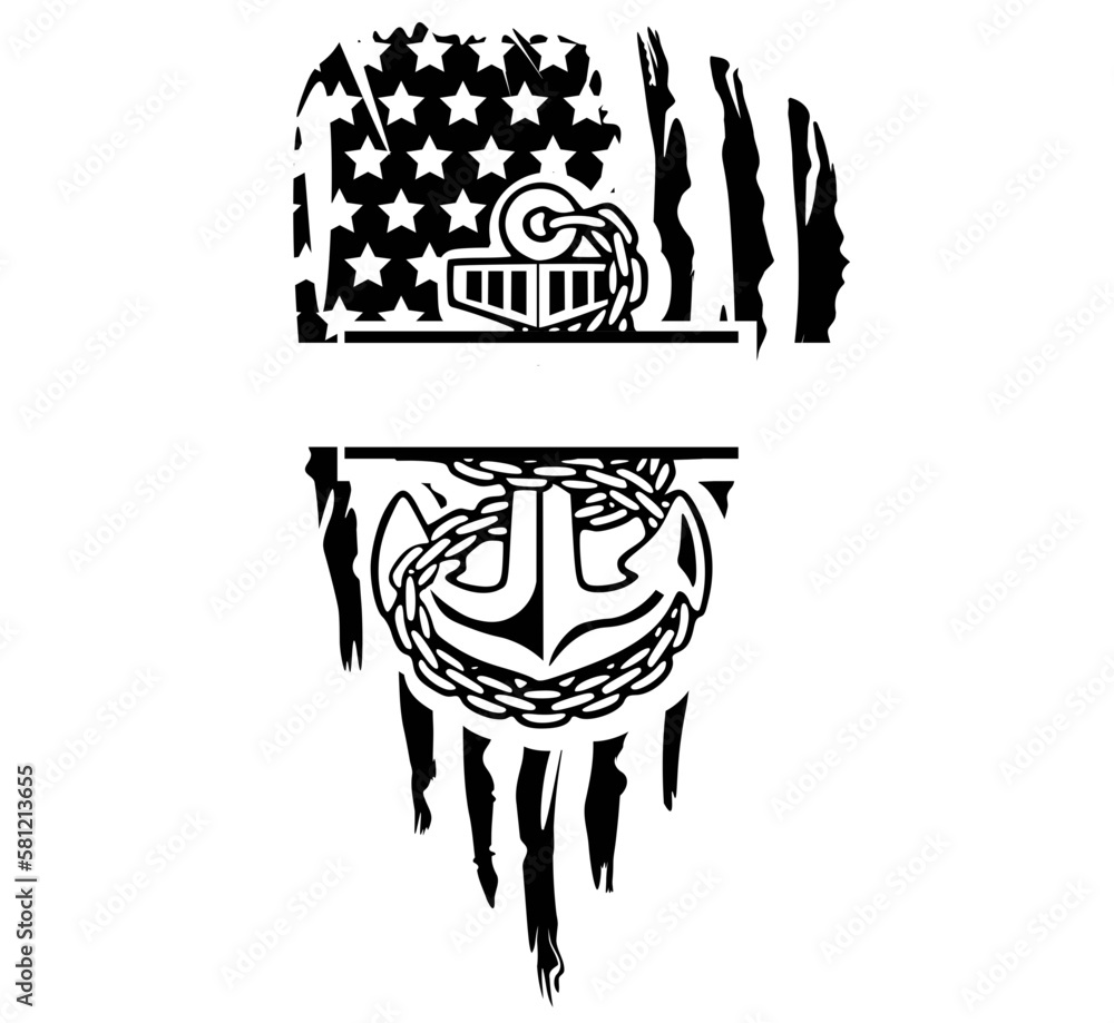 anchor svg, anchor split monogram name frame svg png, cruise split name ...