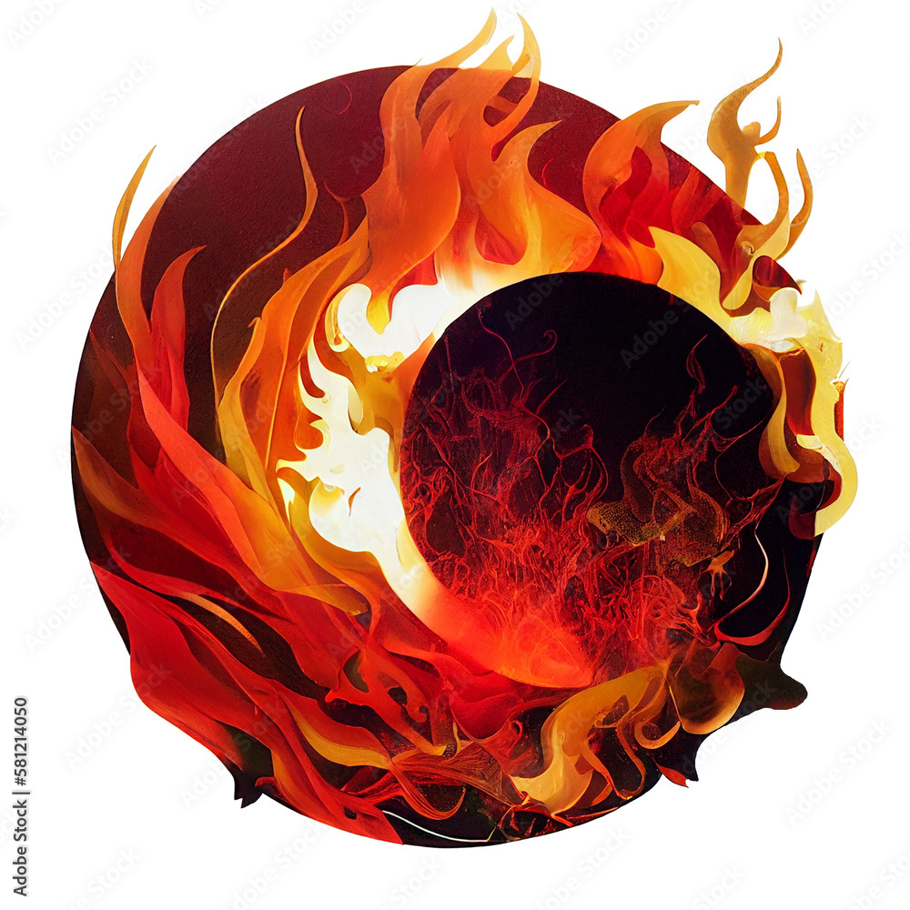 The Element of Fire, fire elemental element abstract symbolic idea of ...