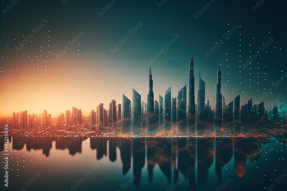 Connected Smart City: Intricate Wave Line Design and Big Data ...