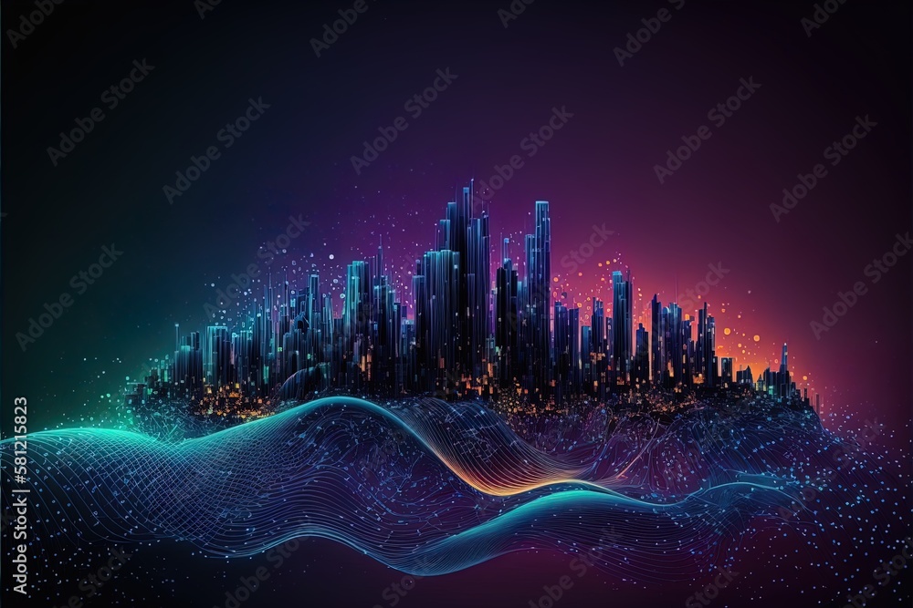 Connected Smart City: Intricate Wave Line Design and Big Data ...