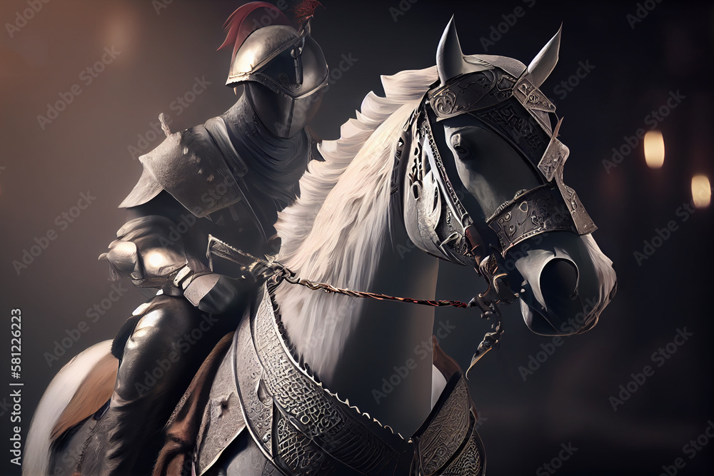 Knight On Horse Wallpaper