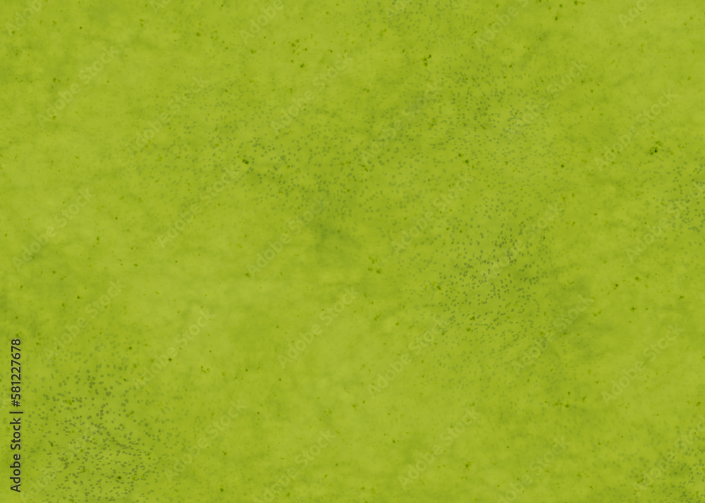 Liquid abstract watercolor lime green colors with blob sponge shapes ...