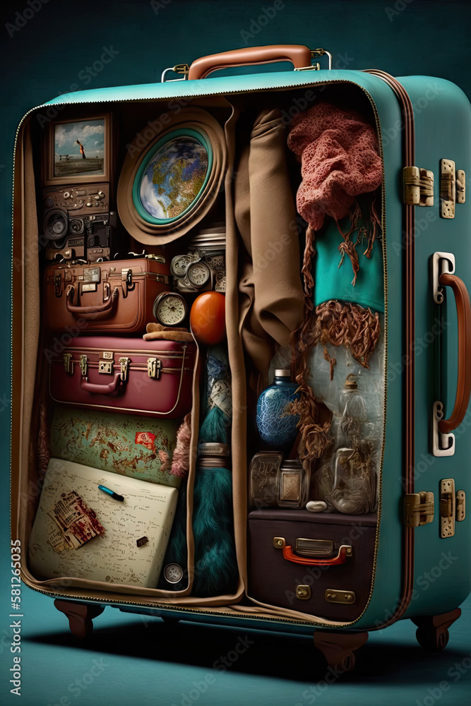 My Life in a Suitcase: A Vibrant Journey of Hyper Details and Rich ...