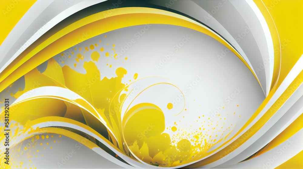 closeup yellow white background vector art plasma oil spills smooth ...