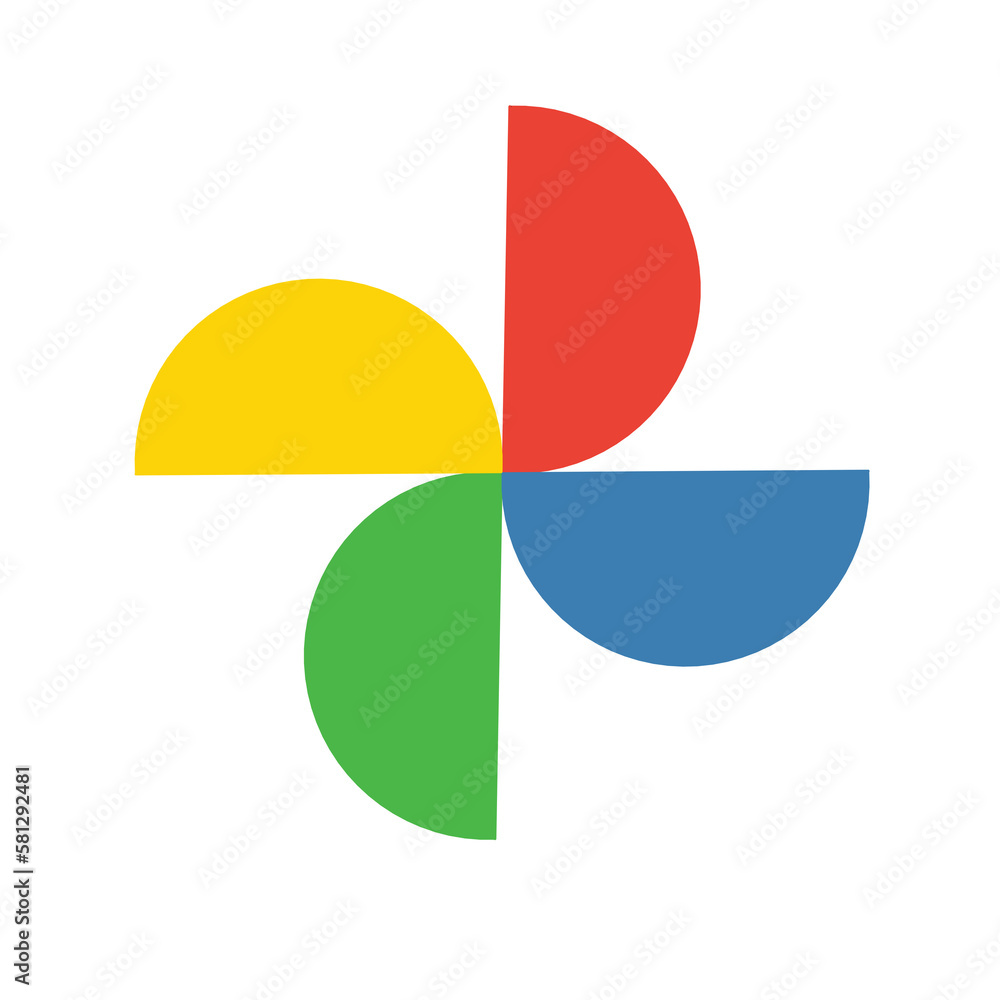 Google photos icon png sticker clipart logo transparent background ...