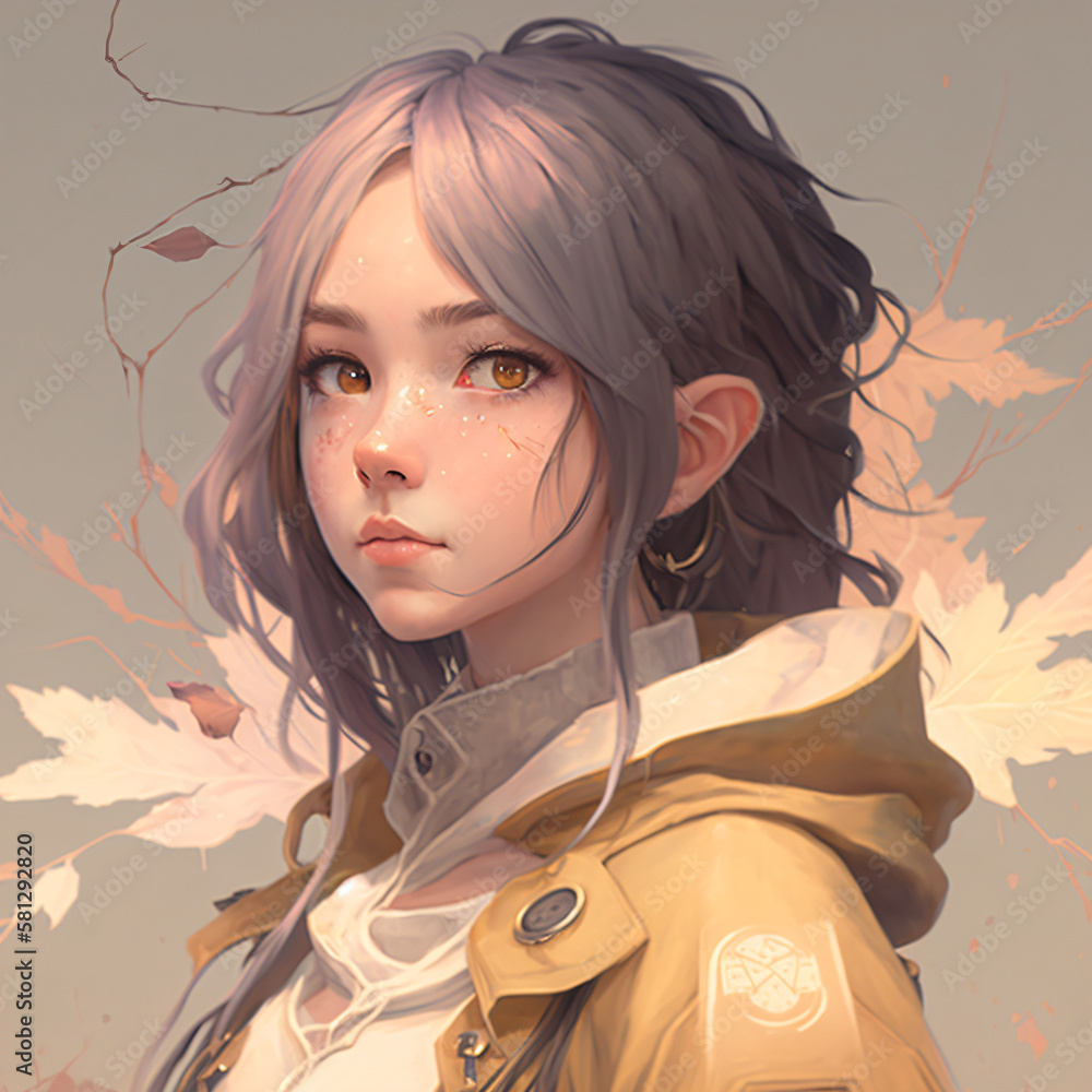 Anime Wearing Jacket