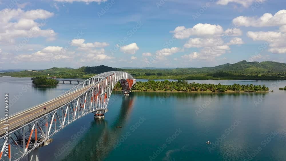San Juanico Bridge: The Longest Bridge in the Philippines. Road bridge ...