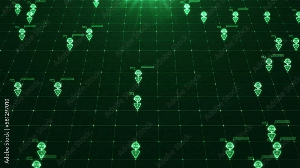 AI chatbot technology concept Intelligent assistant in information ...