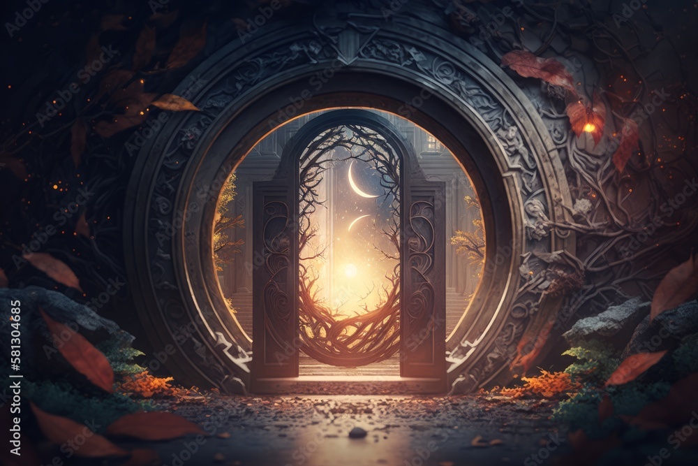 Enter a mystical portal to another dimension with an epic composition ...