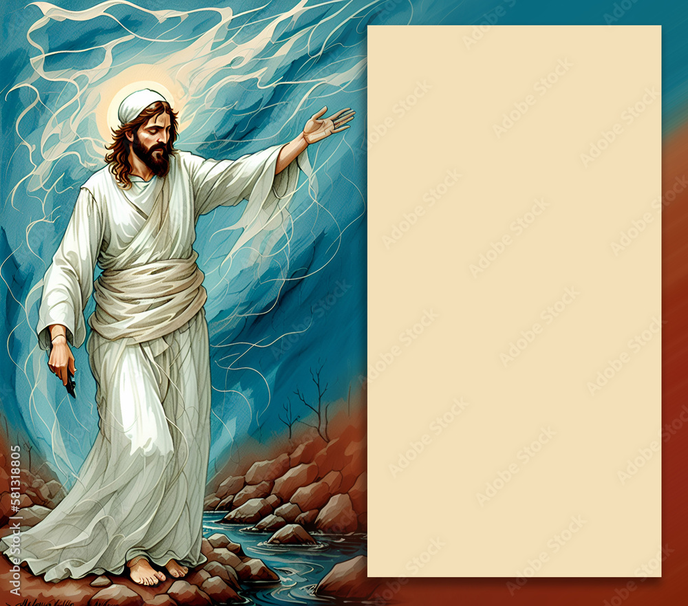 Jesus Christ, special for card, writing texts or messages Stock ...