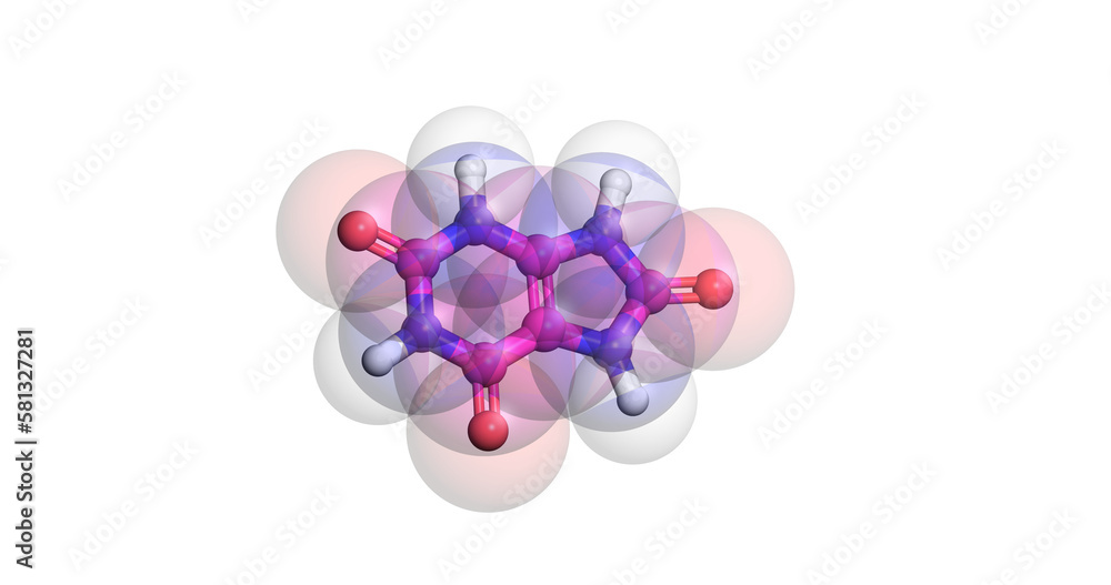 Uric acid 3D molecule 4K Stock Illustration | Adobe Stock