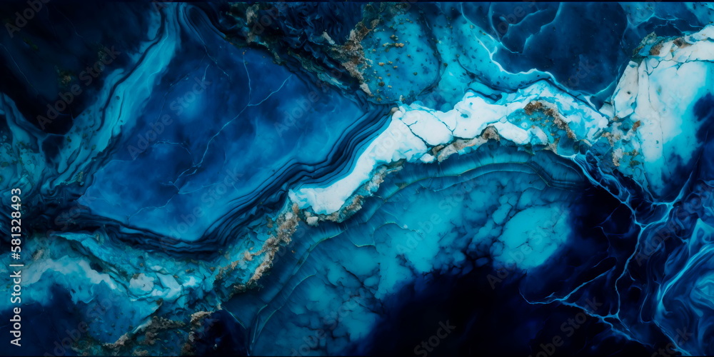 Blue marble background and luxurious. Generative AI Stock Illustration ...