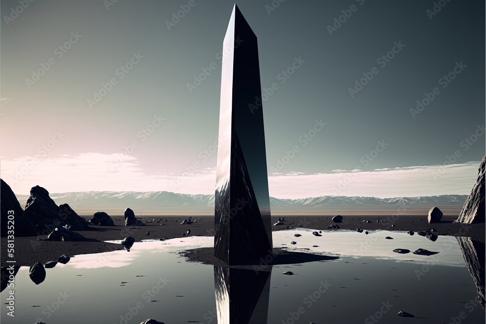 Landscape With An Obelisk