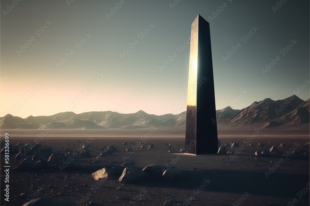 Landscape With An Obelisk