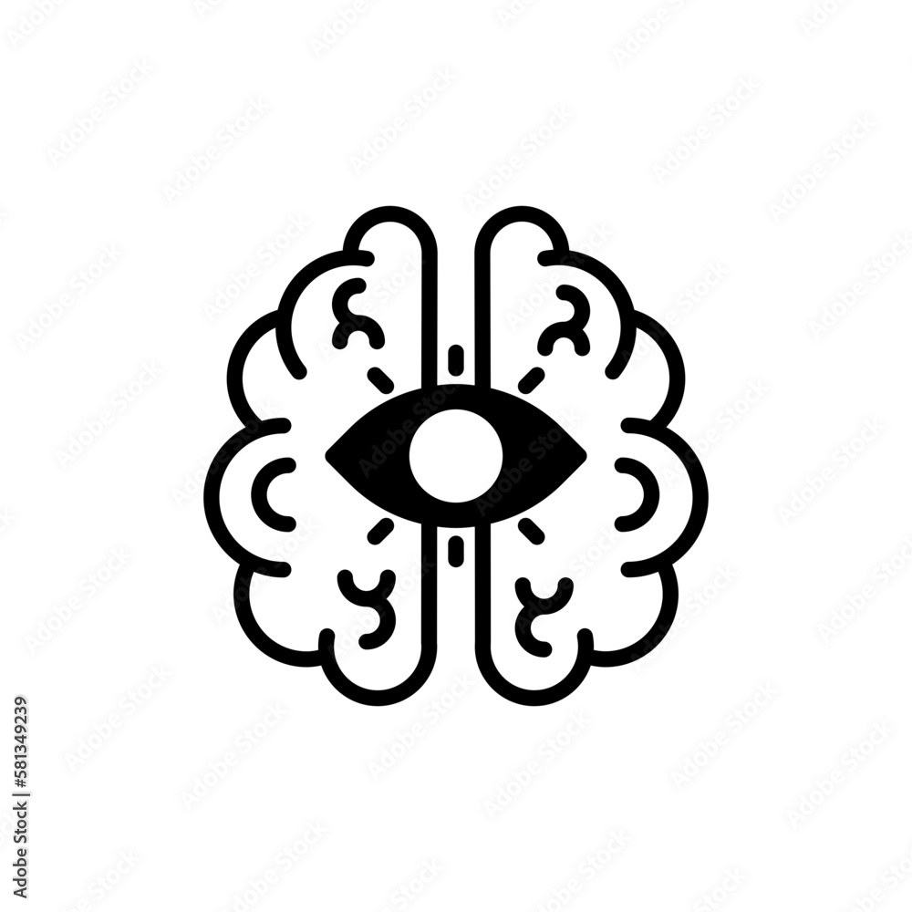 Intuition icon in vector. illustration Stock Vector | Adobe Stock