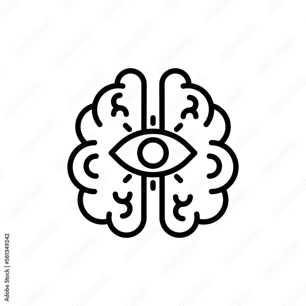 Intuition icon in vector. illustration Stock Vector | Adobe Stock