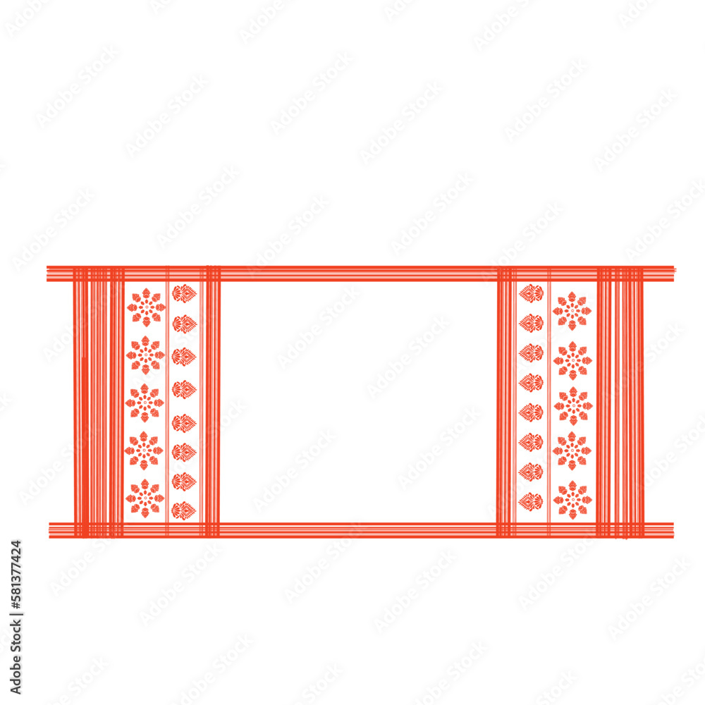 gamosa or gamusa from assam.gamosa textile pattern. gamosa or gamusa is ...