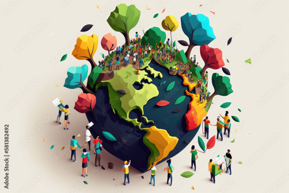 The isometric view offers a unique and engaging perspective of planet ...