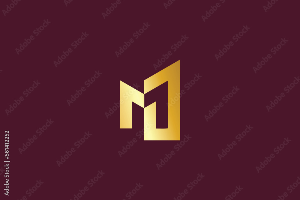 M1 letter with golden typography brand logo design, m1 icon, m1 golden ...