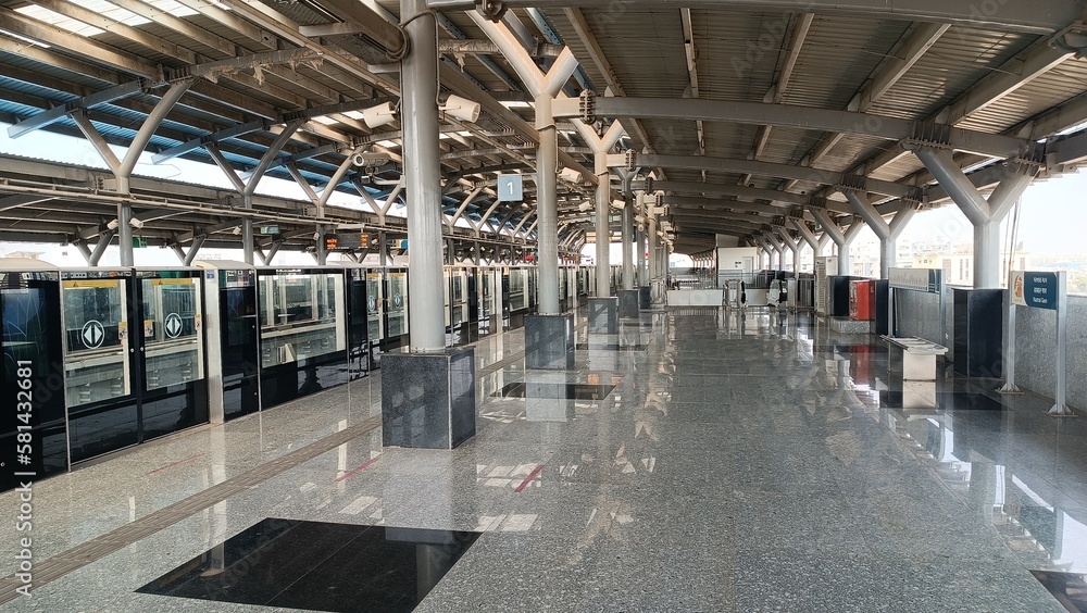 Poster Metro station of Ahmedabad City in India – Wall Art | UkPosters