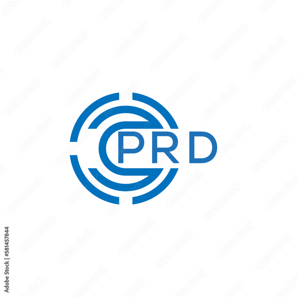 PRD letter logo design. PRD creative initial letter logo concept. PRD ...