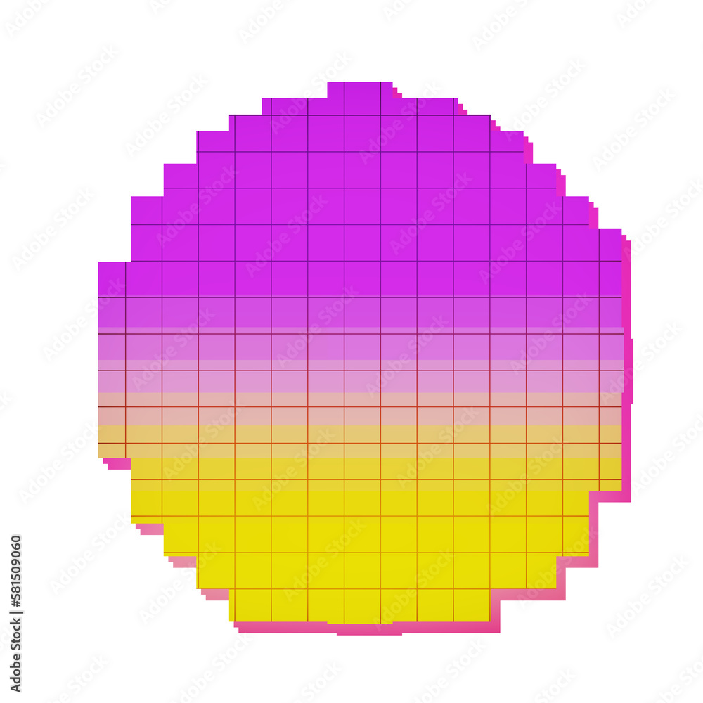 Abstract retro style 80s-90s pixel art 8-bit Stock Illustration | Adobe ...