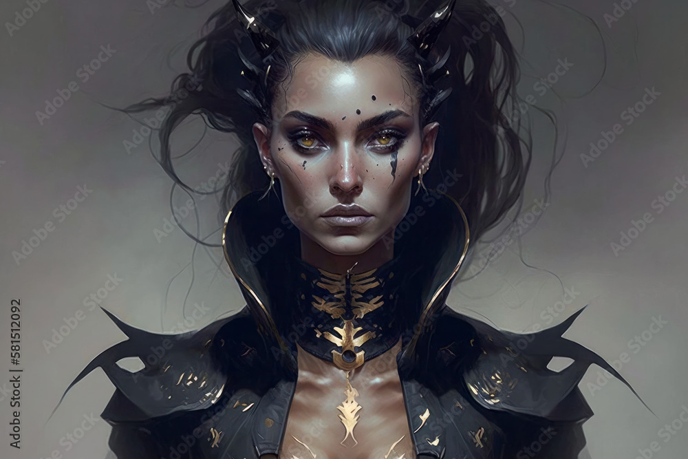 Scorpio zodiac sign as a beautiful fashion girl. Astrological horoscope ...