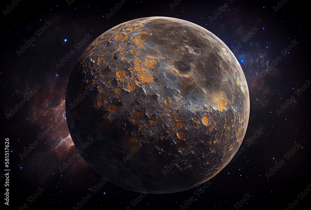 planet Mercury in space, astronomy, space exploration, heavenly bodies ...