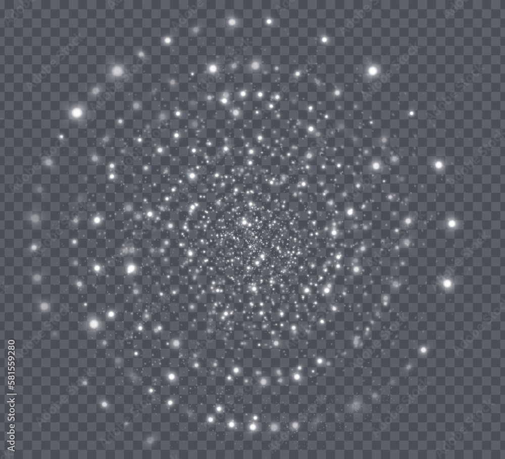 Abstract vector digital background on a transparent background. Light ...