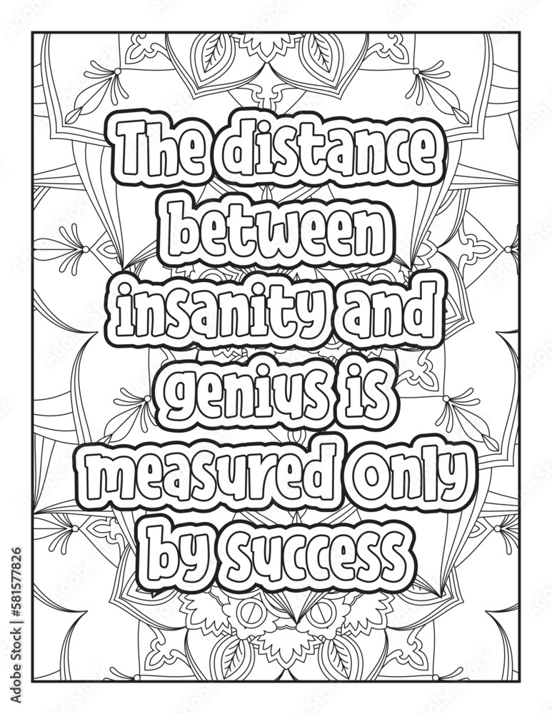 Affirmative quotes coloring page. Positive quotes coloring page ...