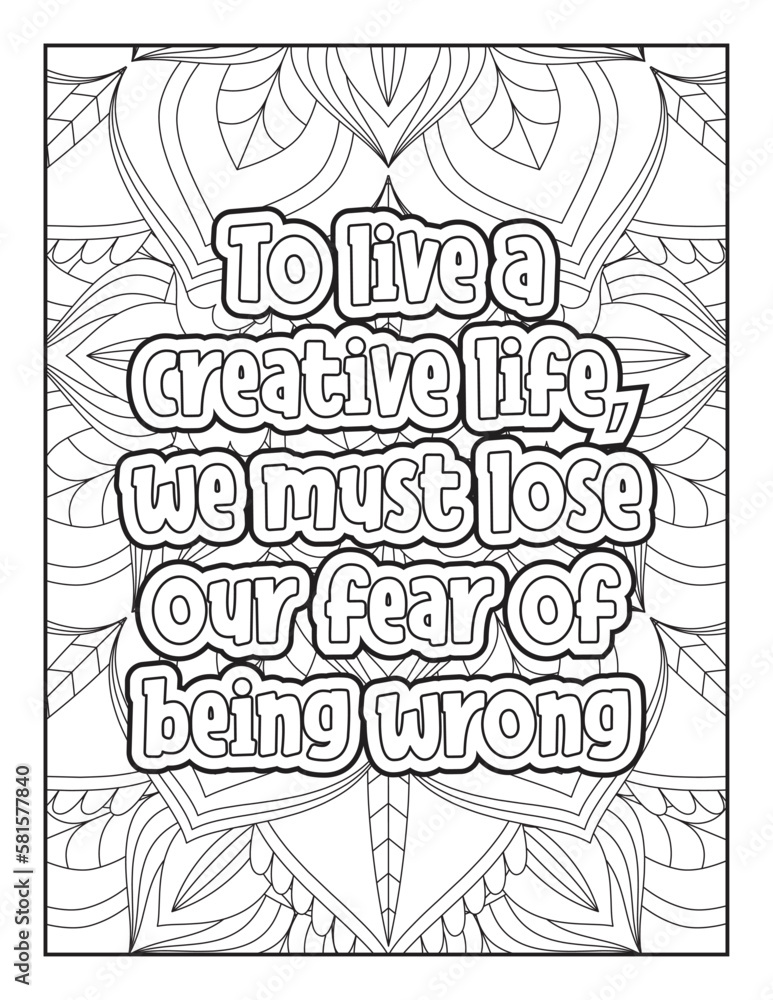 Affirmative quotes coloring page. Positive quotes coloring page ...