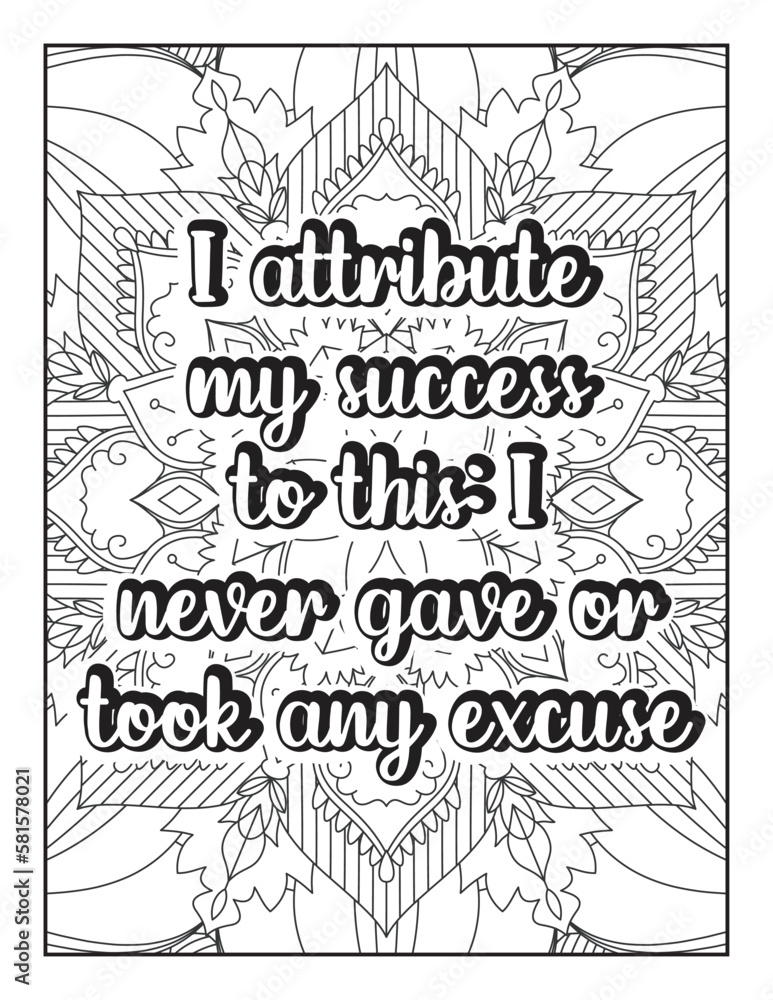 Affirmative quotes coloring page. Positive quotes coloring page ...