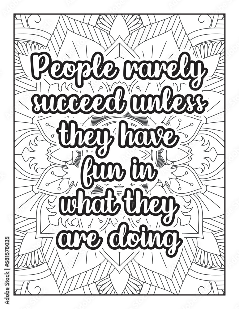 Affirmative quotes coloring page. Positive quotes coloring page ...