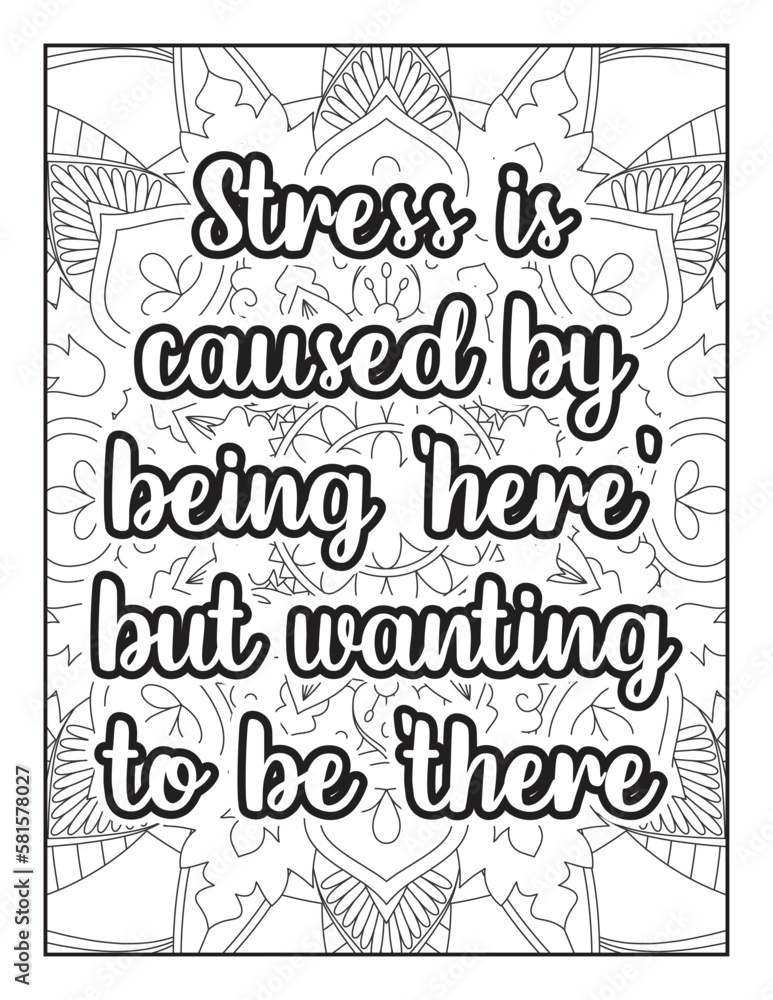 Affirmative quotes coloring page. Positive quotes coloring page ...