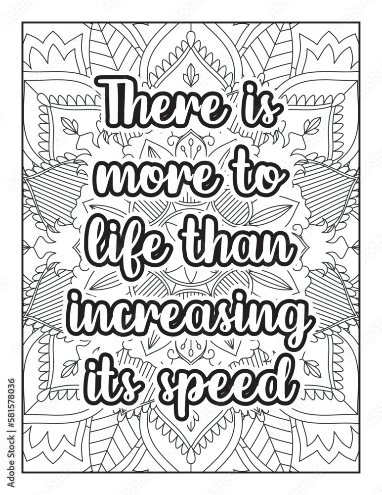 Affirmative quotes coloring page. Positive quotes coloring page ...