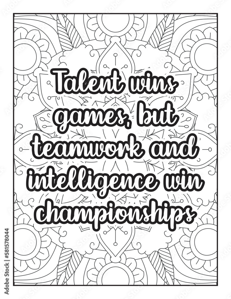 Affirmative quotes coloring page. Positive quotes coloring page ...