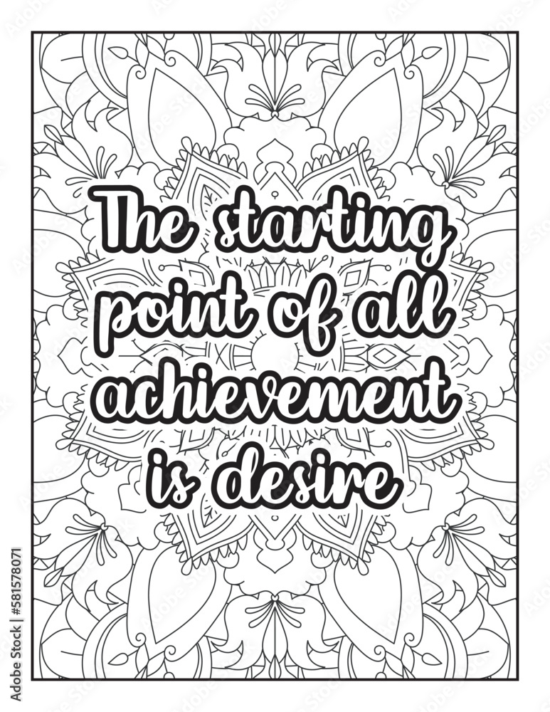 Affirmative quotes coloring page. Positive quotes coloring page ...