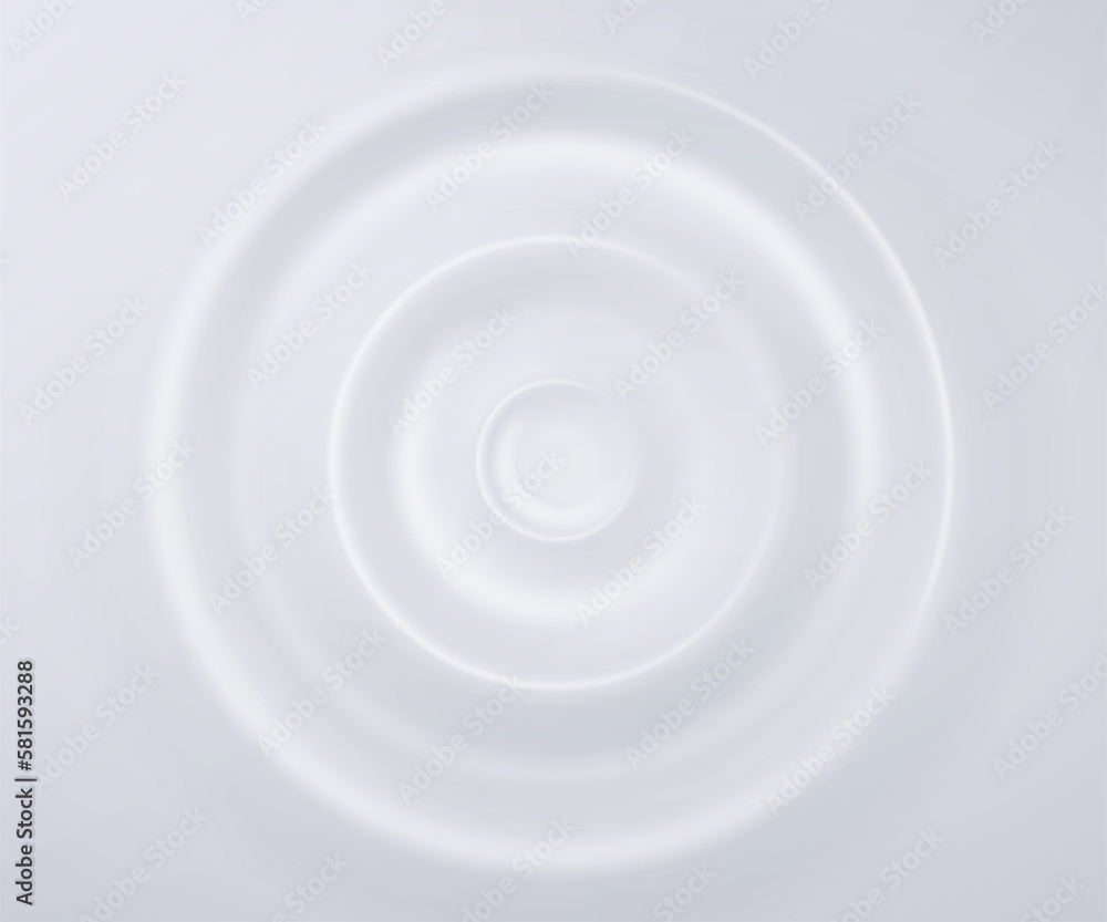 Ripple milk wave top view. Milk drop splash effect. Abstract waves ...